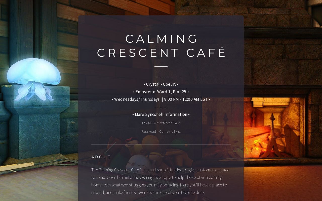 The Calming Crescent Café